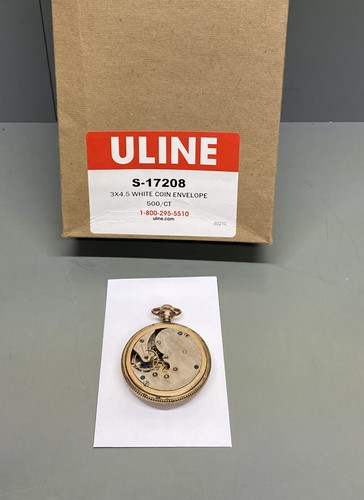 Box of 500, 3 x 4.5" Size 4 1/2 Uline White Coin Envelopes, S-71208 | eBay