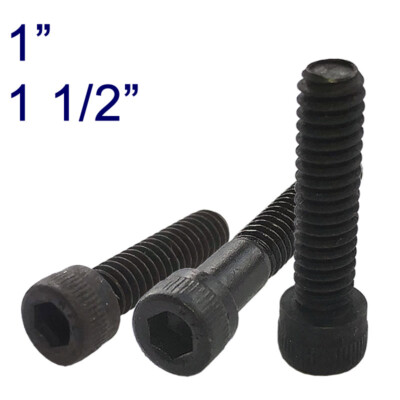 1/4" BSW Whitworth Steel Socket Cap Head Screws - 1" / 1 1/2" - Pack 5 ...
