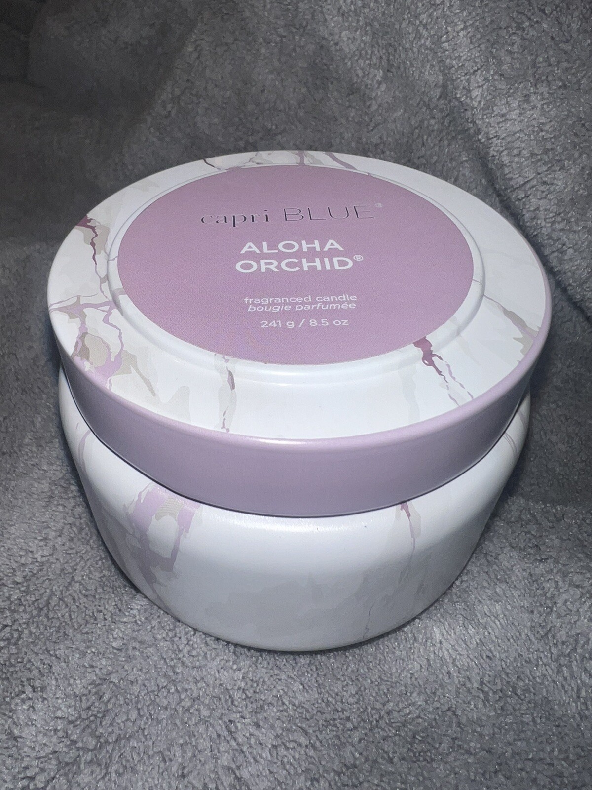 Capri Blue ALOHA ORCHID Modern Marble Single Wick Candle 8.5 Oz Tin | eBay