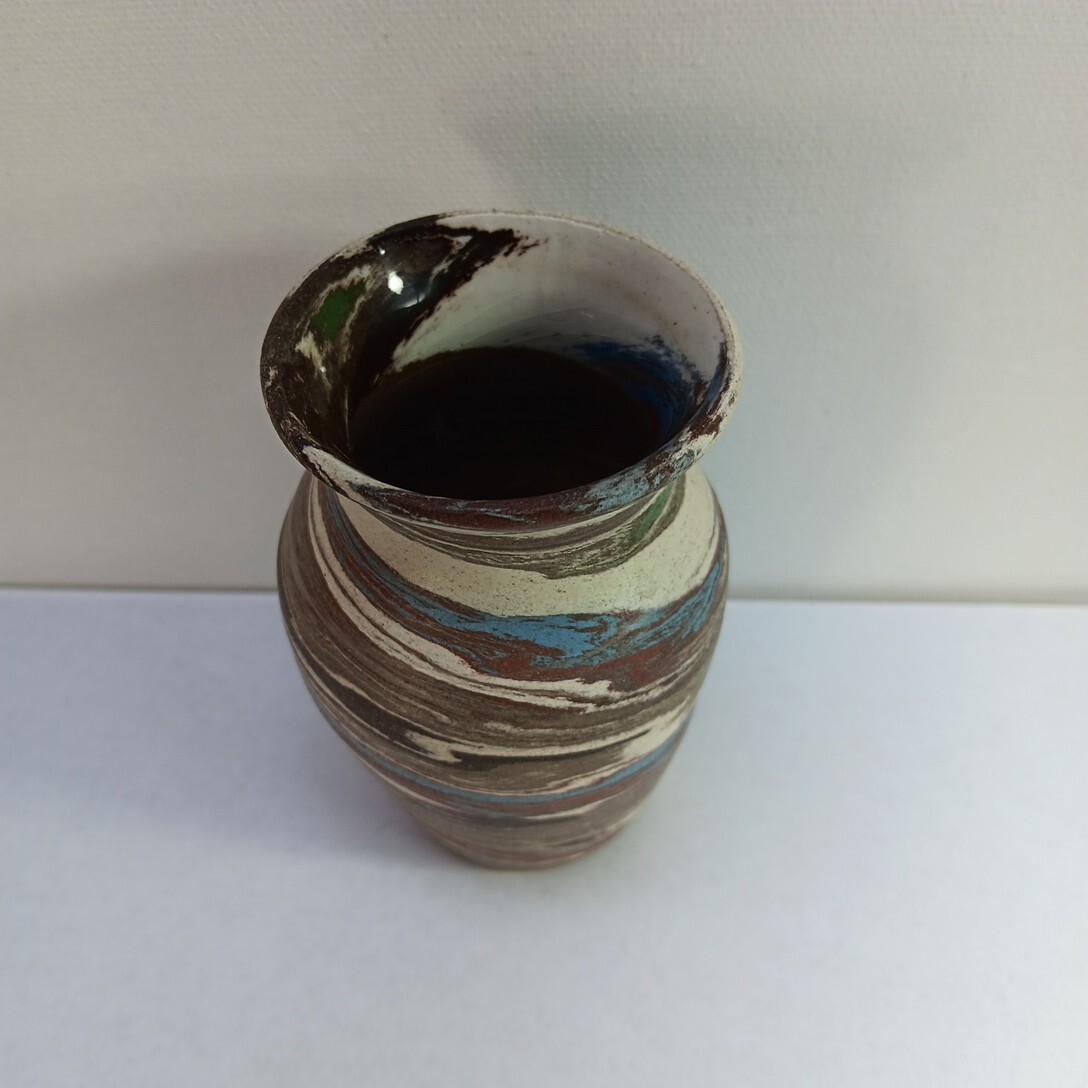 Desert Sands Swirled Art Pottery Boulder City, NV Vase Vintage No Chips ...