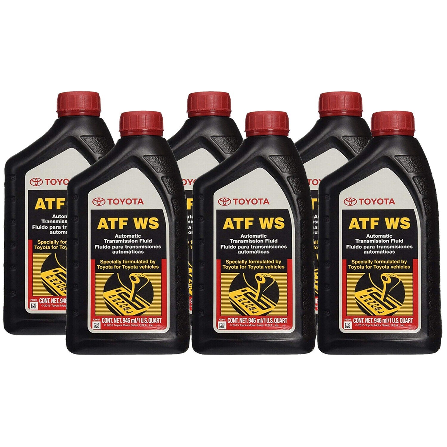 Toyota Lexus Automatic Transmission Oil Fluid ATFWS Set Of 6 Quart ...