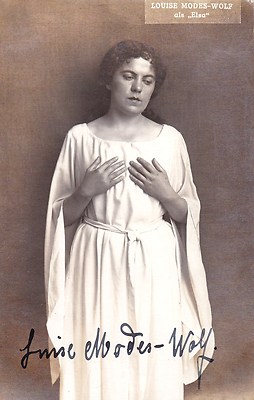 LOUISE WOLF soprano signed photo as Elsa | eBay UK