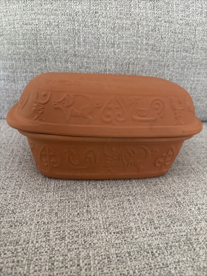 Romertopf Terra Cotta Clay Baker Dish 107 Vintage Chef's Baking Dish | eBay