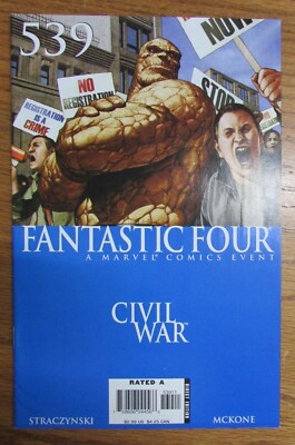 MARVEL COMIC BOOK FANTASTIC FOUR CIVIL WAR #539 SEPT 2006 | eBay