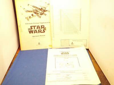 Star Wars Operator Manual Atari Arcade Game Schematic Package ...