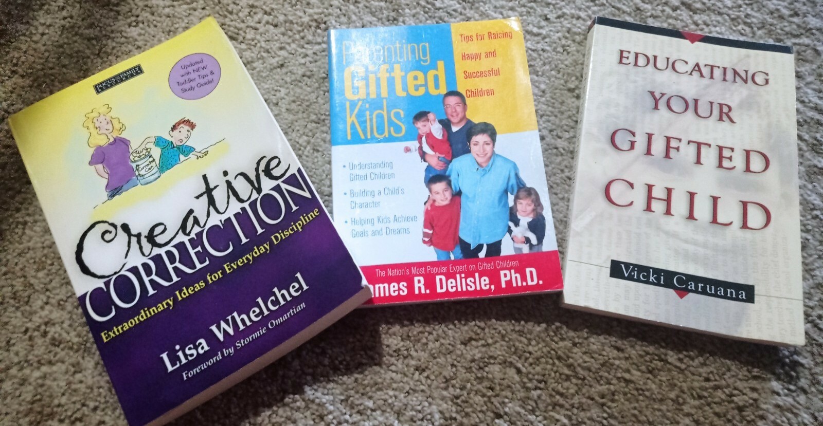 Creative Correction by Lisa Whelchel Parenting Gifted Kids lot of 3 ...