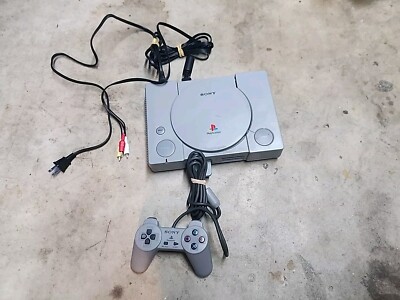 Sony PlayStation 1 PS1 model SCPH 1001 console complete bundle tested ...