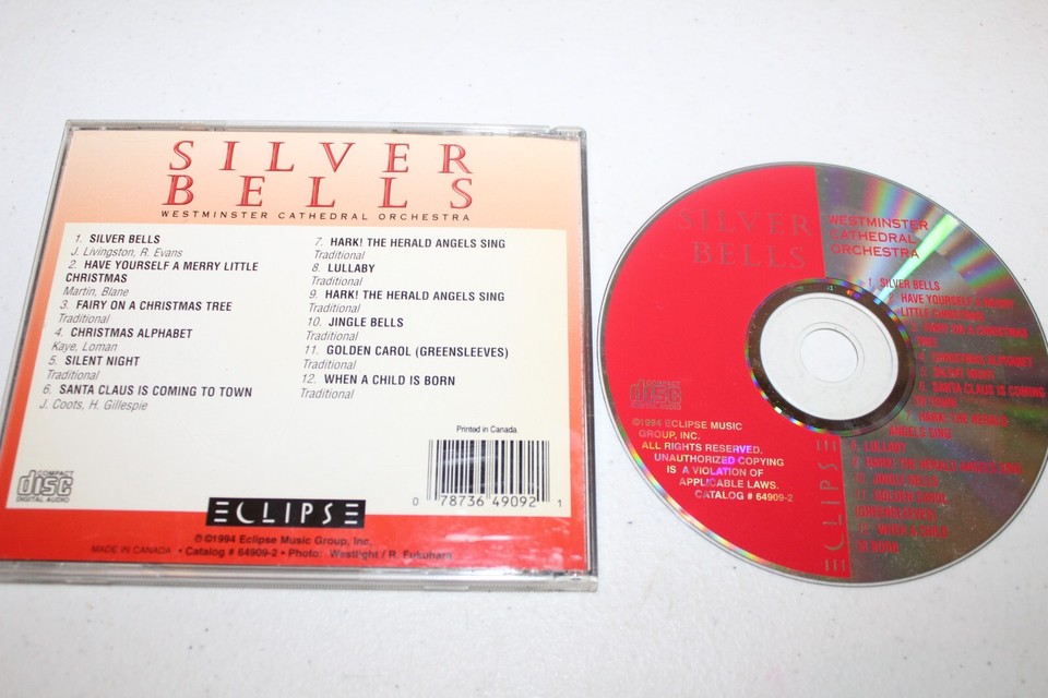 Westminster Cathedral Orchestra: Silver Bells (CD 1994, Eclipse) Silent Night | eBay