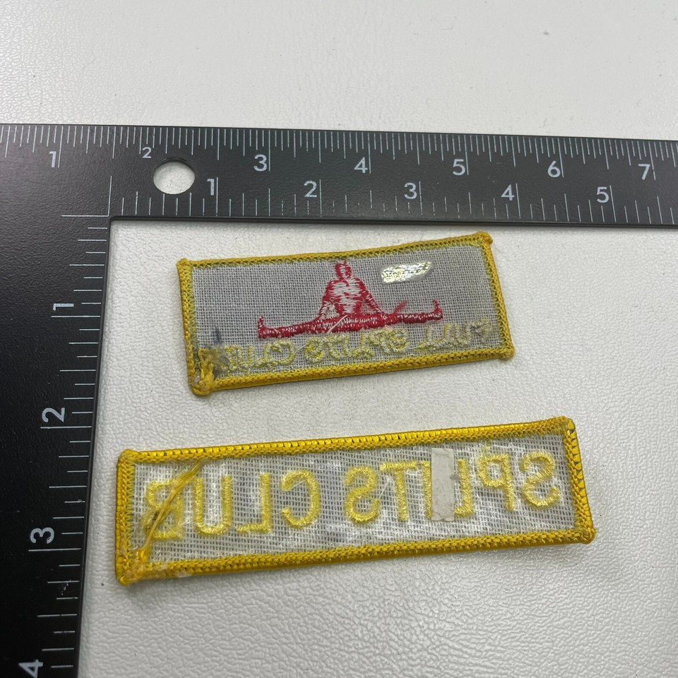 2 Patches SPLITS & FULL SPLITS CLUB Patch Lot (martial arts self ...