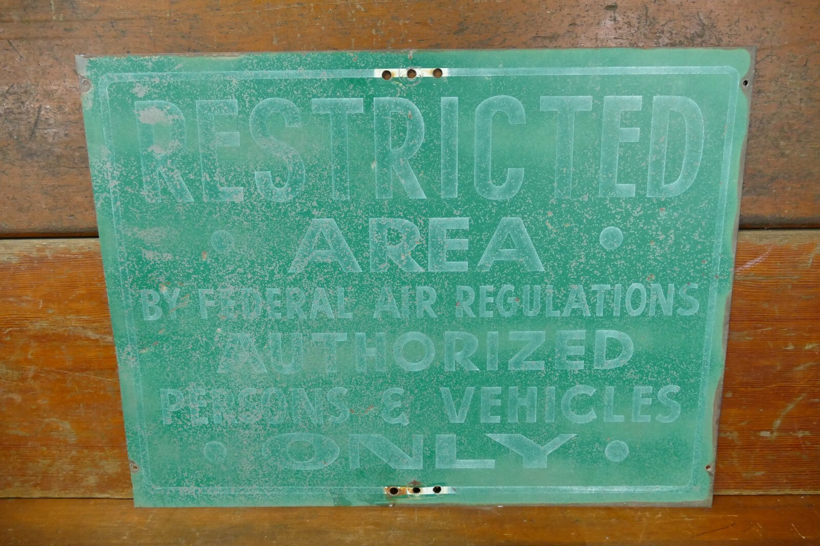 Vintage Original Retired US Military Air Force Base Restricted Area ...