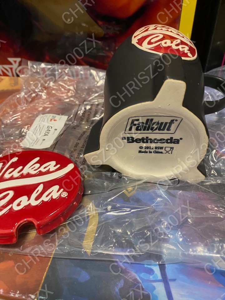 Fallout 4 76 New Vegas Nuka Cola Cap Mug Rocket Bottle Figure Ceramic ...