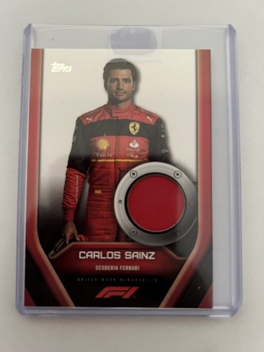 2022 Topps Formula 1 - F1 Relics Carlos Sainz #F1RL-CSI (MEM) for sale ...