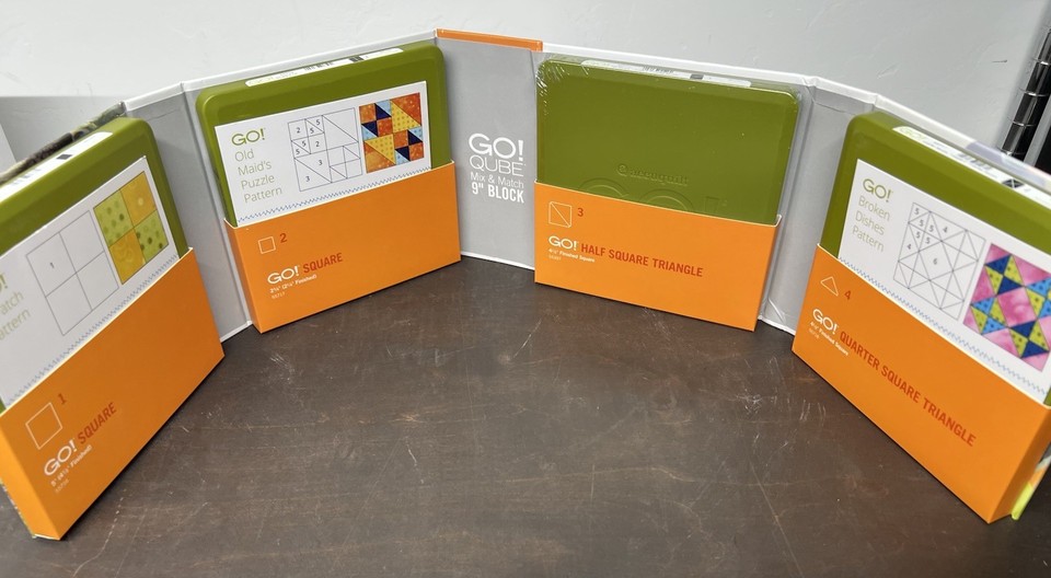 Go Qube Cube Mix And Match 9” Block 1-4 Accuquilt ( 4 DIES ONLY! ) | eBay