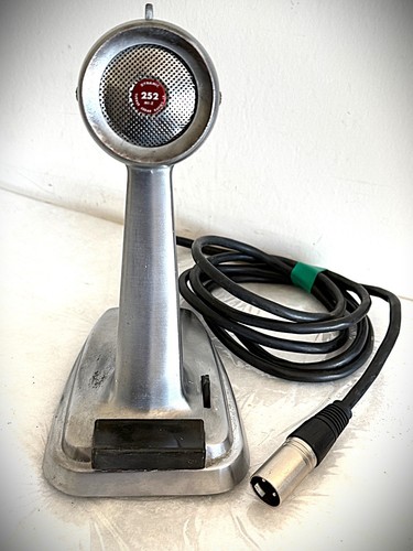 Vintage 1970's Turner 252 push-to-talk Dynamic Microphone, works great ...