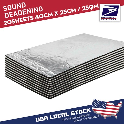 16"x10" Sound Deadener Automotive Insulation Heat Shield Noise Kill Mat ...