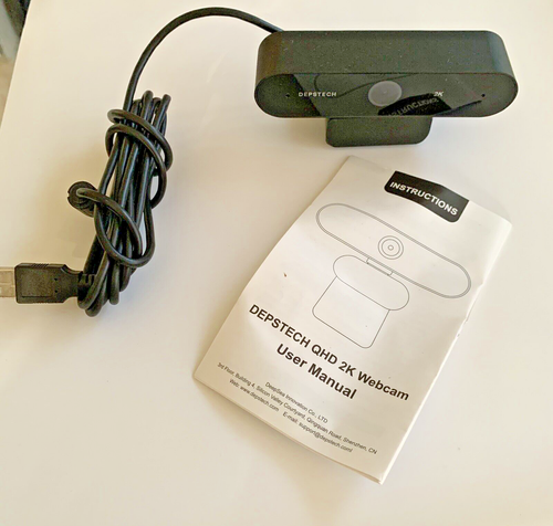Webcam with Microphone, DEPSTECH 2K QHD USB Desktop Web Camera - New ...