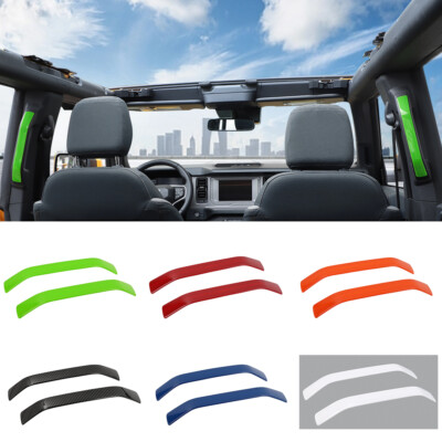 B Pillar Handles Grab Grip Decor Cover Trim Strips For Ford Bronco 2021 ...