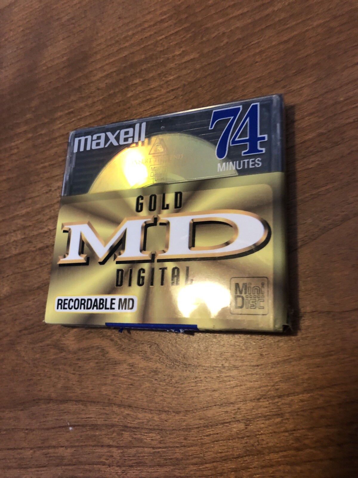 1- Sealed Maxell Minidisc recordable 74 min MD-74 Gold. NEW | eBay