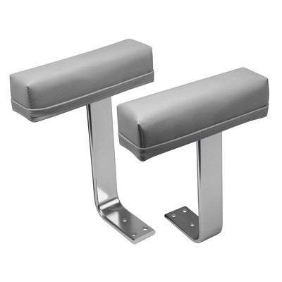 8wd444ar717 Arm Rest With Aluminum Brackets And Mounting Hardware Grey ...