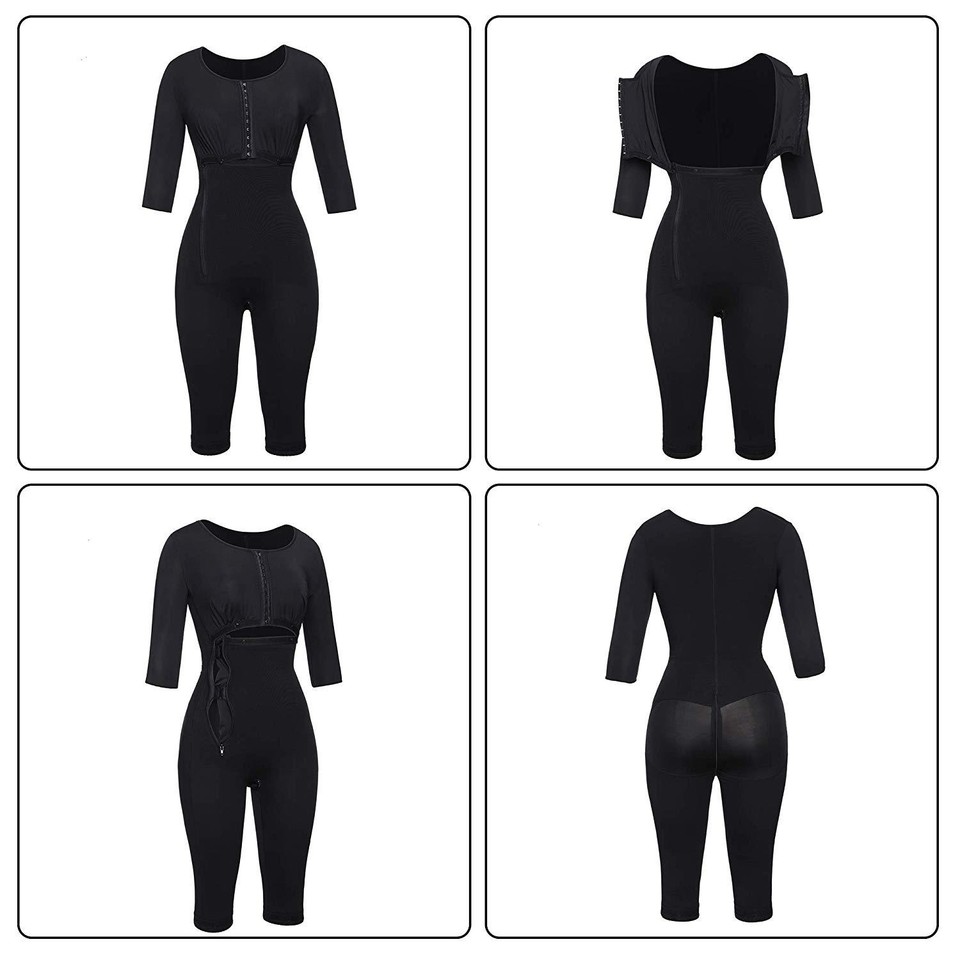 Women Full Body Shaper Post Surgery Seamless Fajas Compression Garment ...