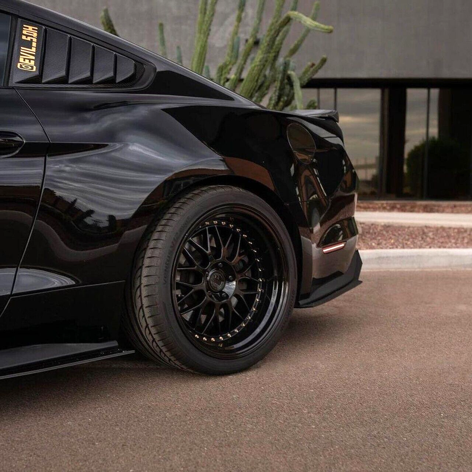 19x9.5 Aodhan AH02 AH2 5x112 +35 Gloss Black 19" Wheels Rims Set(4) 66. ...