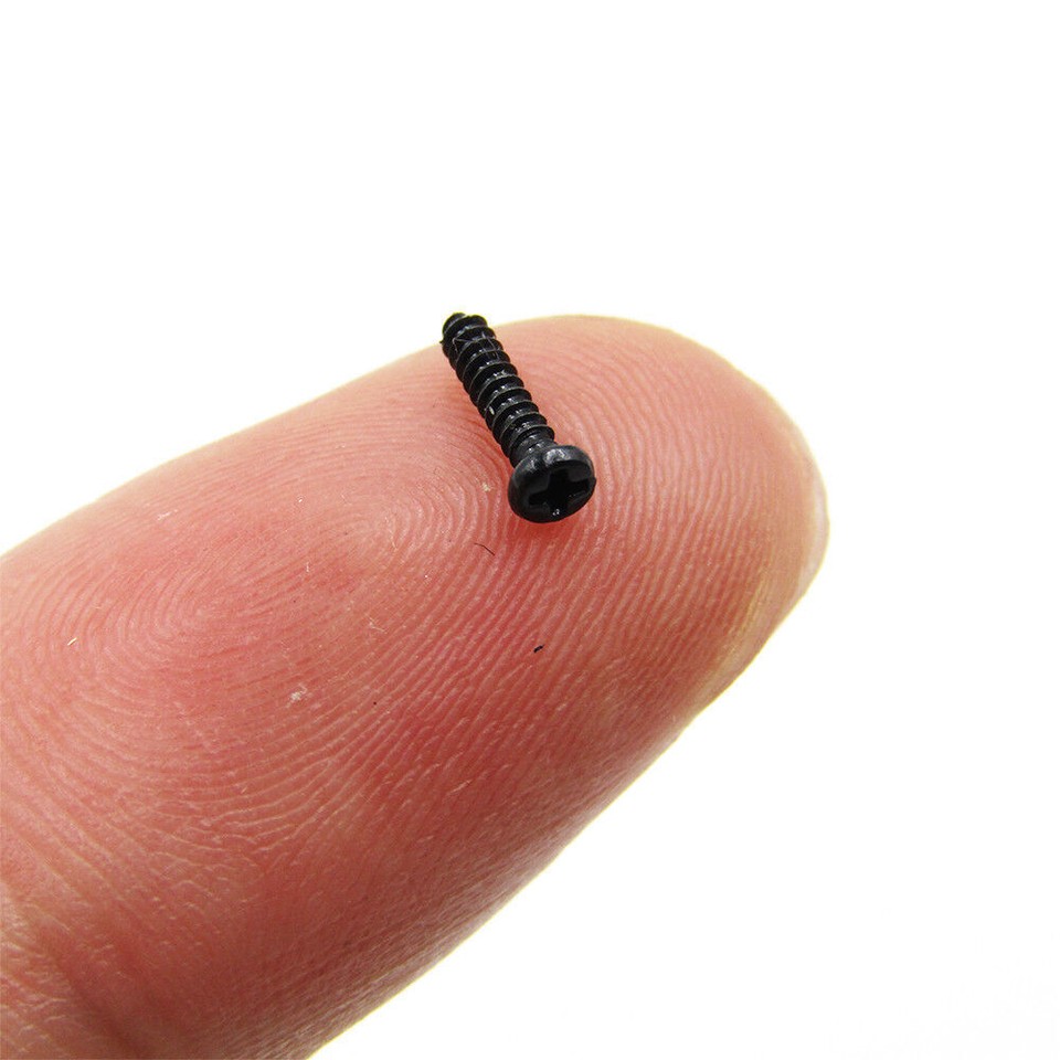 Black Small Self Tapping Screw Phillips Pan Head M1 M1.2 M1.4 M1.5 M1.6 ...
