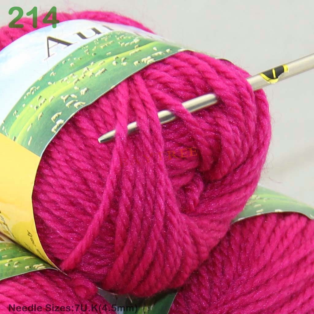 Sale LOT of 1 Ball X 50gr Chunky Thick Soft warm Wool Hand Knitting ...