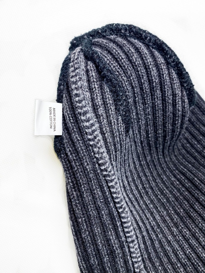 New Fck The Population FTP Denim Dye Logo Beanie Black | eBay