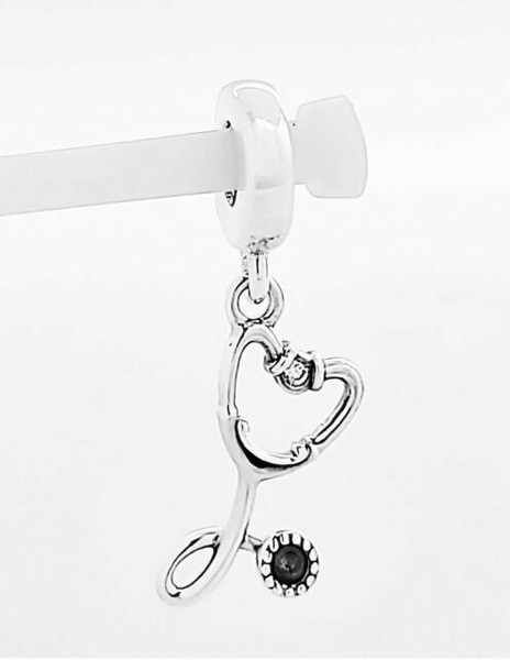 PANDORA 799072C01 Stethoscope Heart Dangle Charm for sale online | eBay