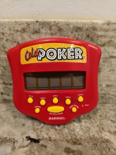Radica Color Poker - vintage 1999 Electronic Handheld Travel Game | eBay
