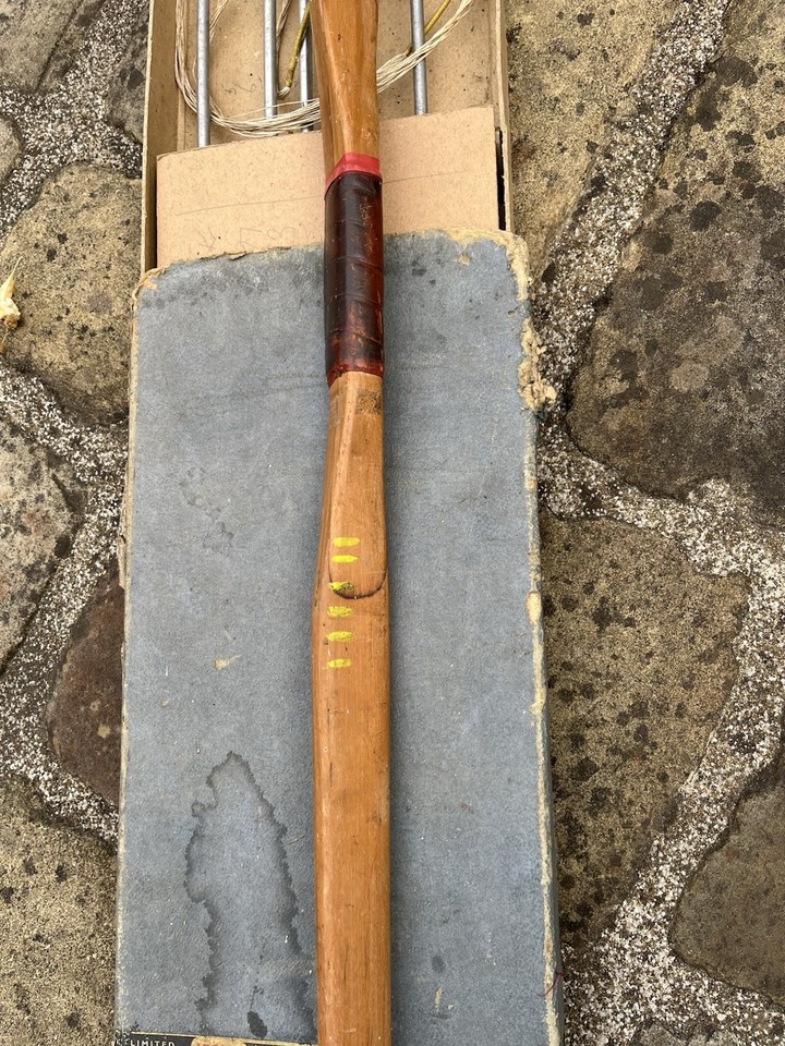 Slazenger Longbow Made In England 63in 1950’s With Apollo Arrows | eBay UK