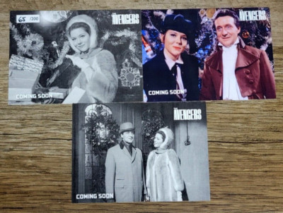 Unstoppable 2022 The Avengers Diana Rigg 3 Card Promo Set BPR1 2 3 /200 ...