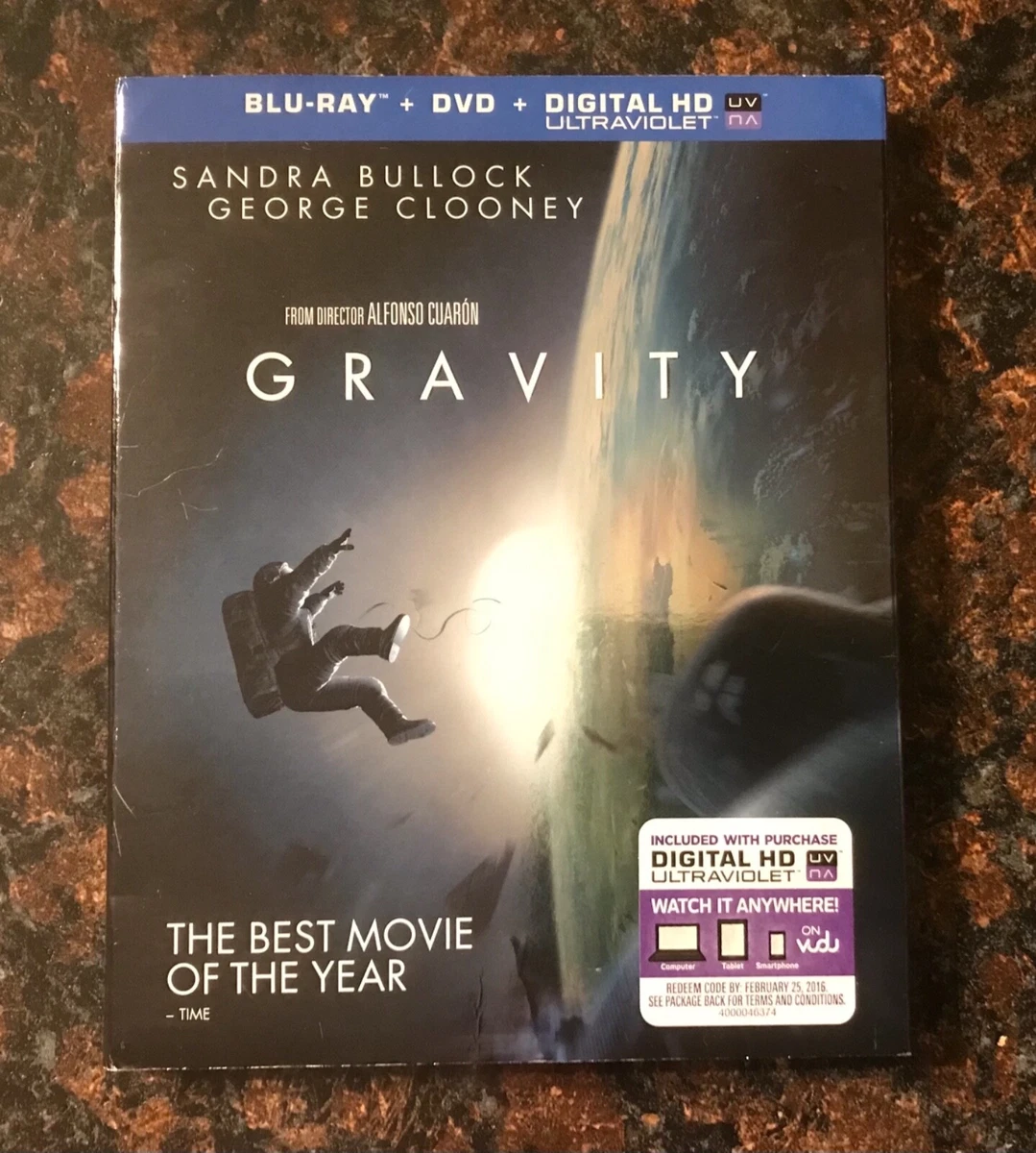 Gravity Blu Ray Cover