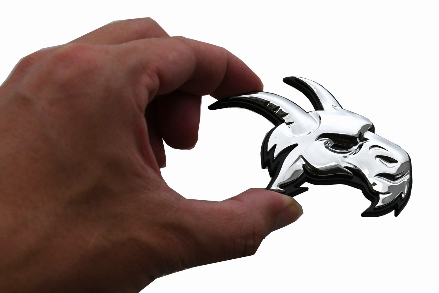 Hellcat Badges TRX Ram Fender Badge Emblems - Chrome Hellcat Style ...