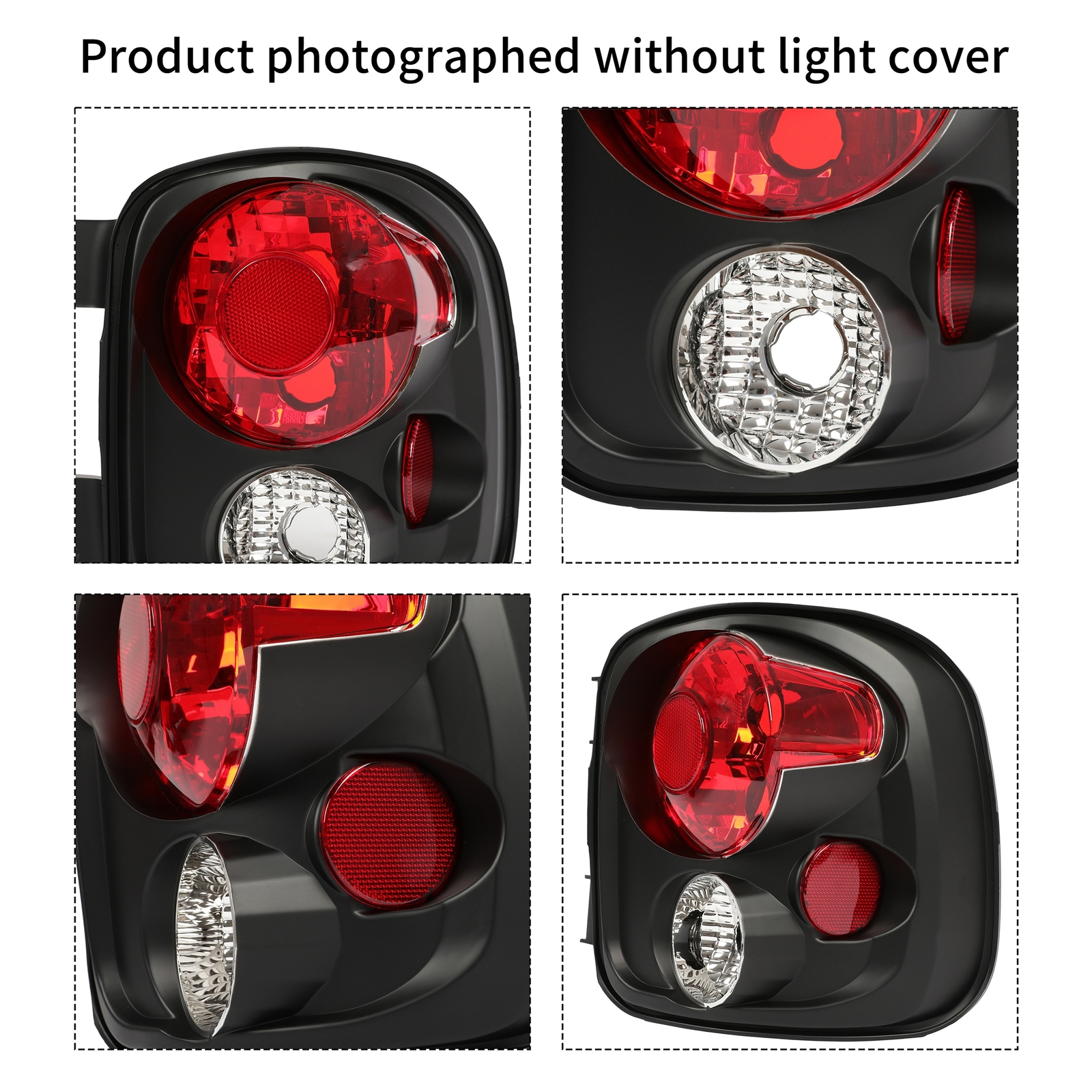 Pair Smoked Tail Lights Lamps For 99-04 Chevy Silverado/GMC Sierra ...