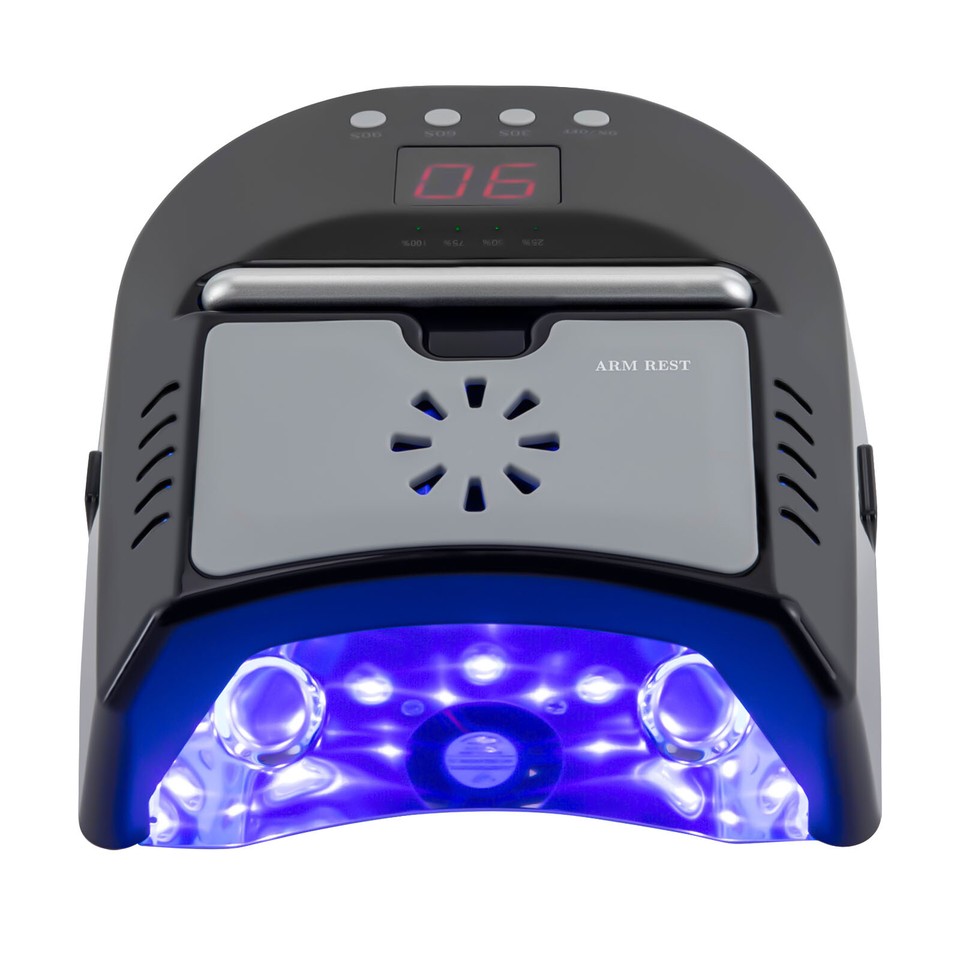 PROFESSIONAL UV LED LIGHT Lamp Rechargeable Cordless Gel Nail Dryer ...
