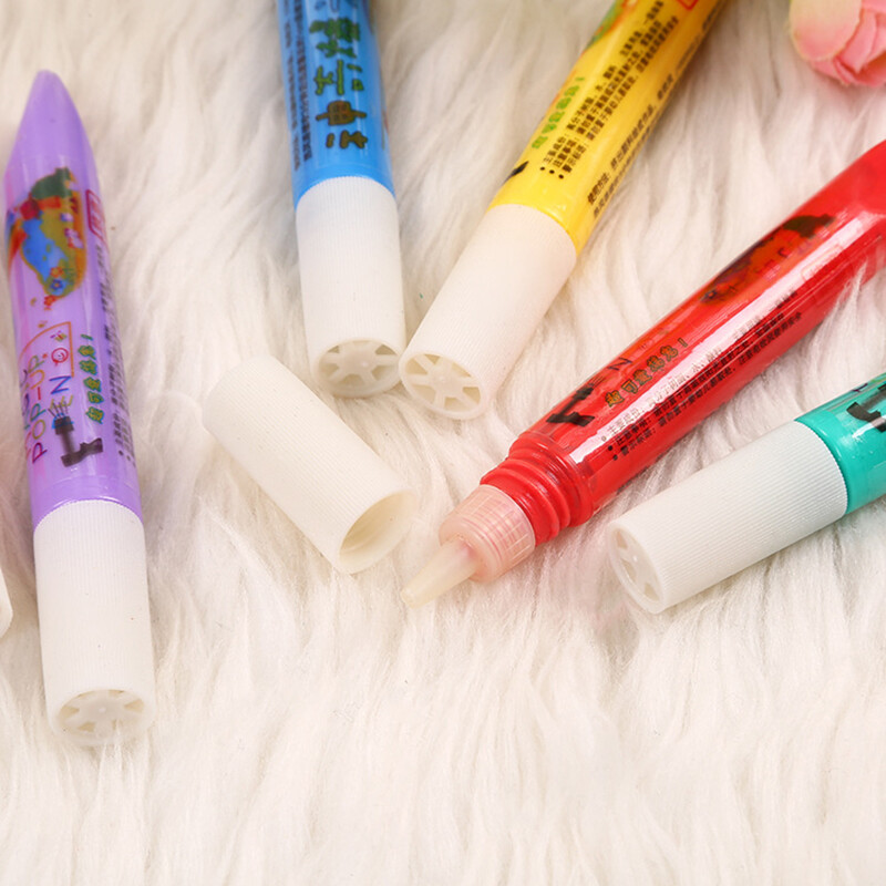 6pcs Puffy 3D Art Pens - Ink Puffs Up Like Popcorn Just Use DIY Nice Ki ...