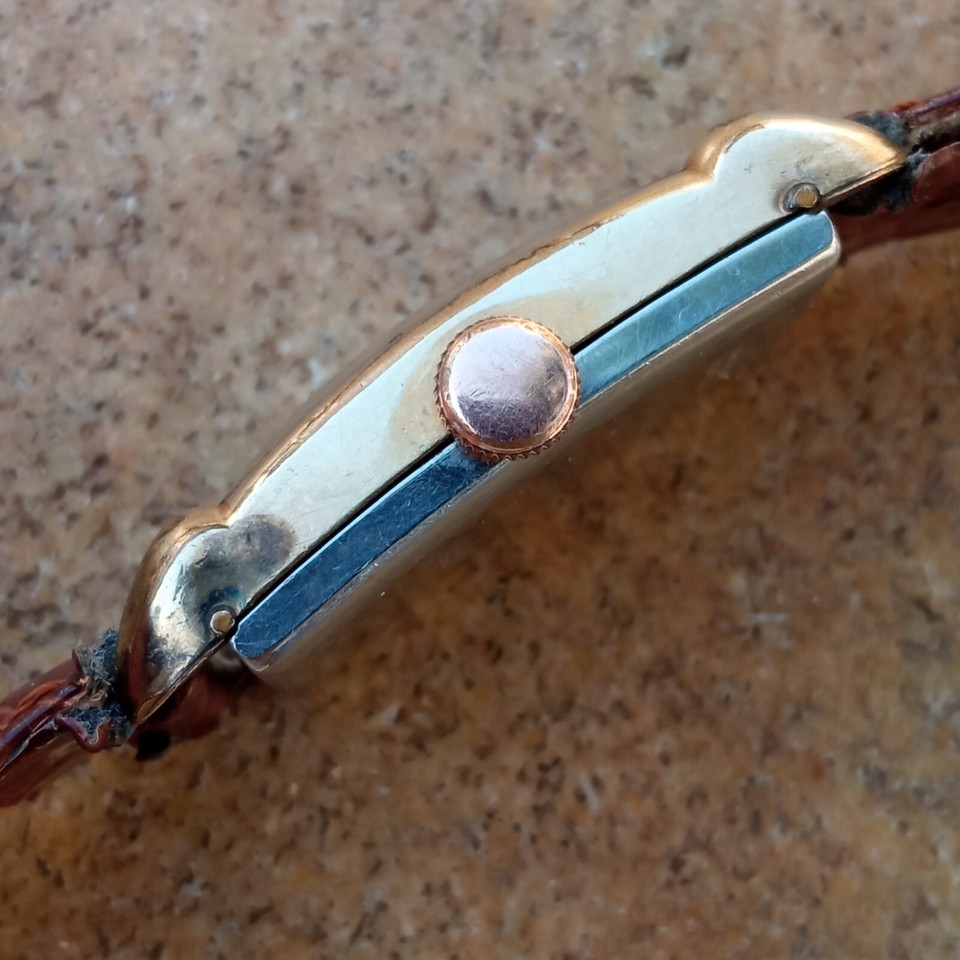 BRITIX Rectangular Tank Art Deco Manual Wind Vintage 20mm Wristwatch | eBay