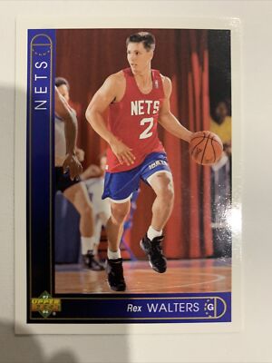 1993-94 Upper Deck New Jersey Nets Basketball Card #157 Rex Walters ...