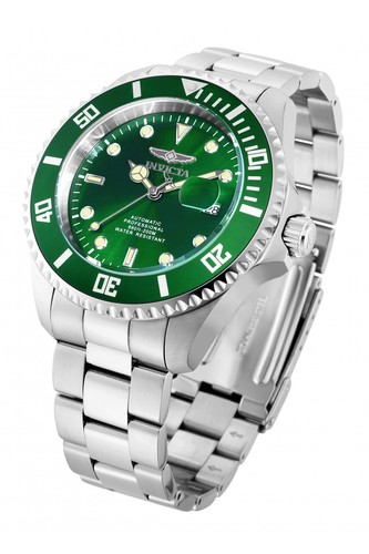 Invicta Men's 47mm Grand Pro Diver NH35A Automatic Green Dial Silver ...