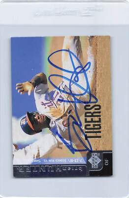 1998 Upper Deck #360 Brian Hunter Tigers Signed Auto *K3821 | eBay