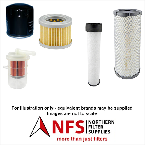 NFS Filter Kit fits Terex TC29 - Oil, Air, Fuel | eBay