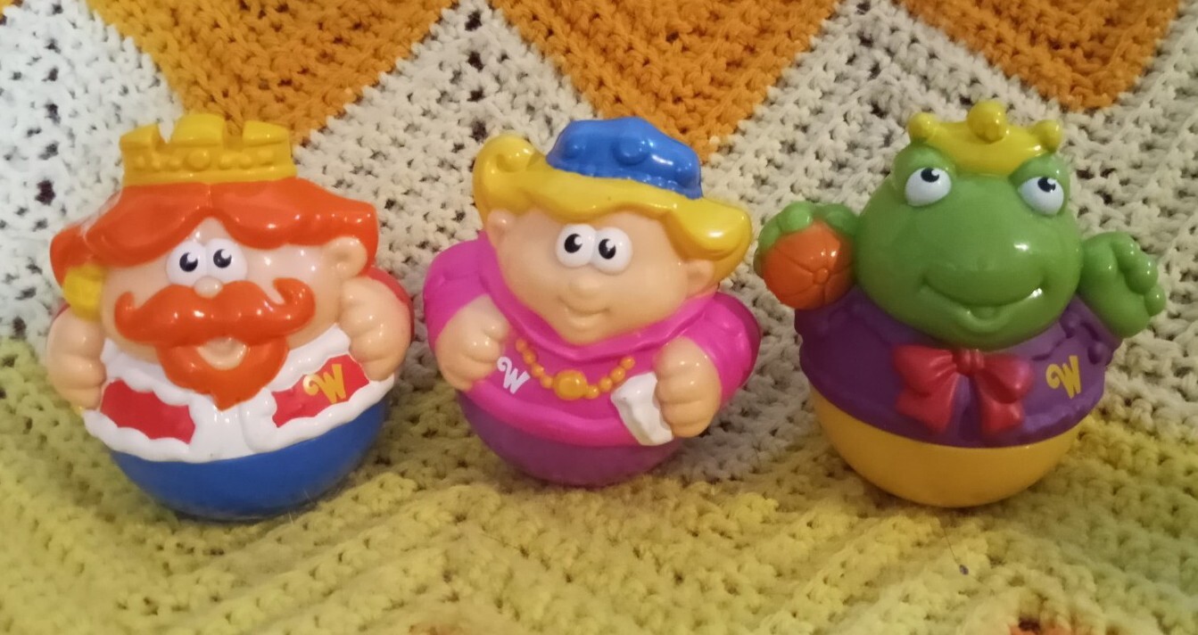 Playskool Weebles King Queen Frog Prince 2004 Hasbro | eBay