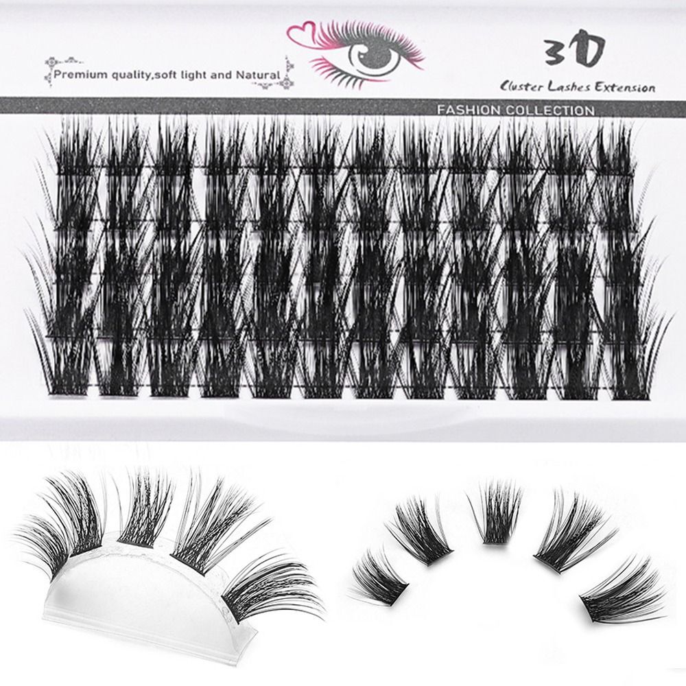 Faxu Mink Hair Cluster Lashes 60Clusters Lash Clusters False Eyelashes Girls | eBay