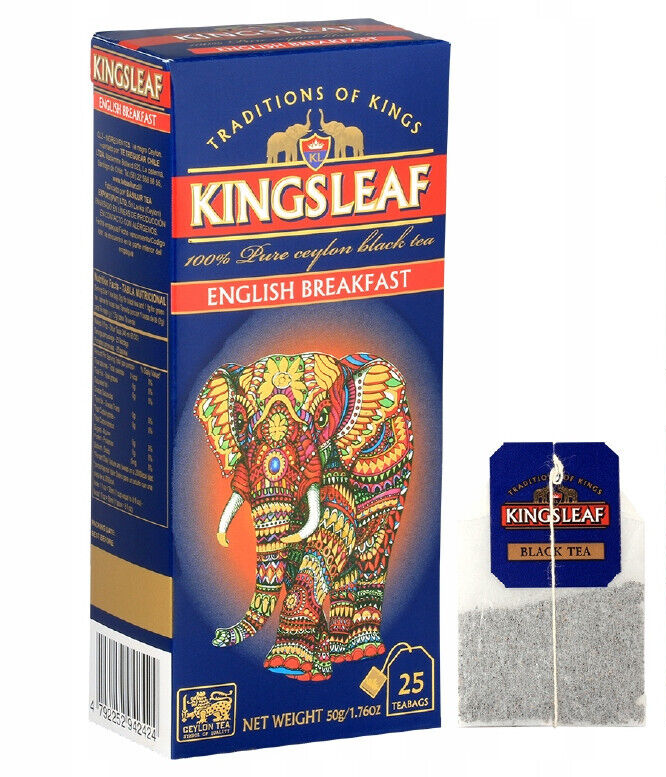 Kingsleaf Tea - ENGLISH BREAKFAST – Black Tea 25 tbs / 50g ( 1.74 oz ...