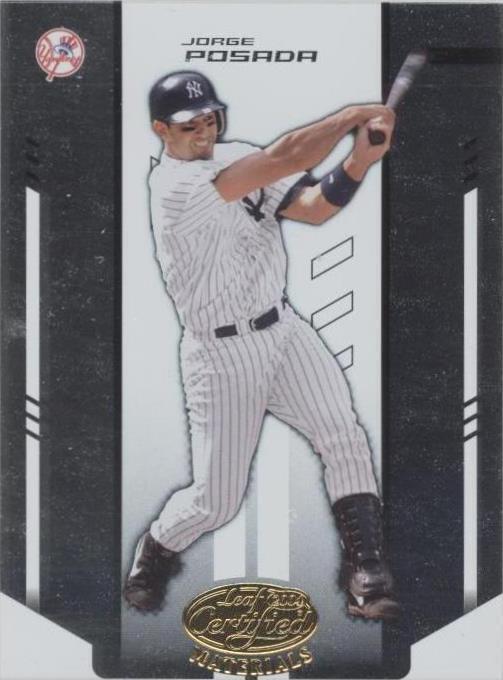 2004 Leaf Certified Materials - Jorge Posada #106 for sale online | eBay