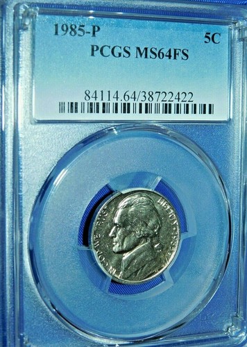 1985-P Full Steps Jefferson Nickel-PCGs MS64FS--535-1 | eBay