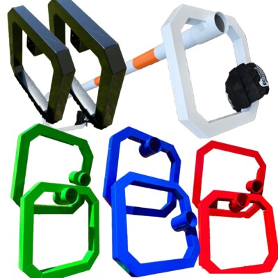 Pair of Powder Coated Aluminium Cavaletti – Lightweight Adjustable ...