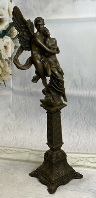 Cupid Psyche God Eros Amor Statue Sculpture Moreau Bronze Antique ...