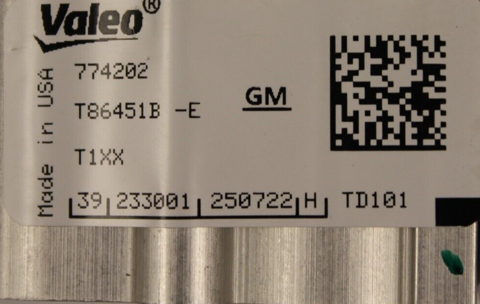 2019-2023 GM A/C Evaporator Thermal Expansion Valve 85129264 Valeo 15 ...